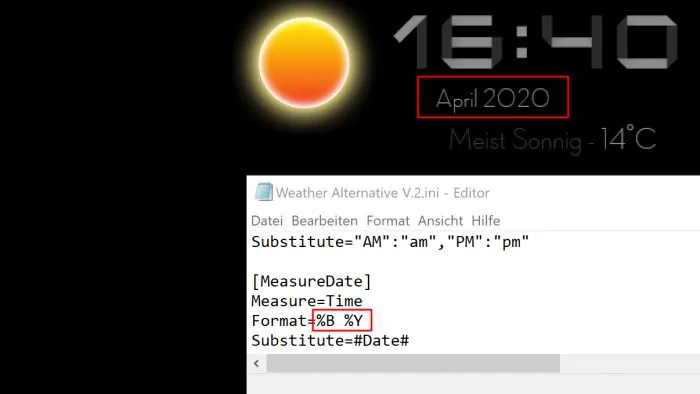 Rainmeter - Design, Sprache Standort, von Skins anpassen - ittweak